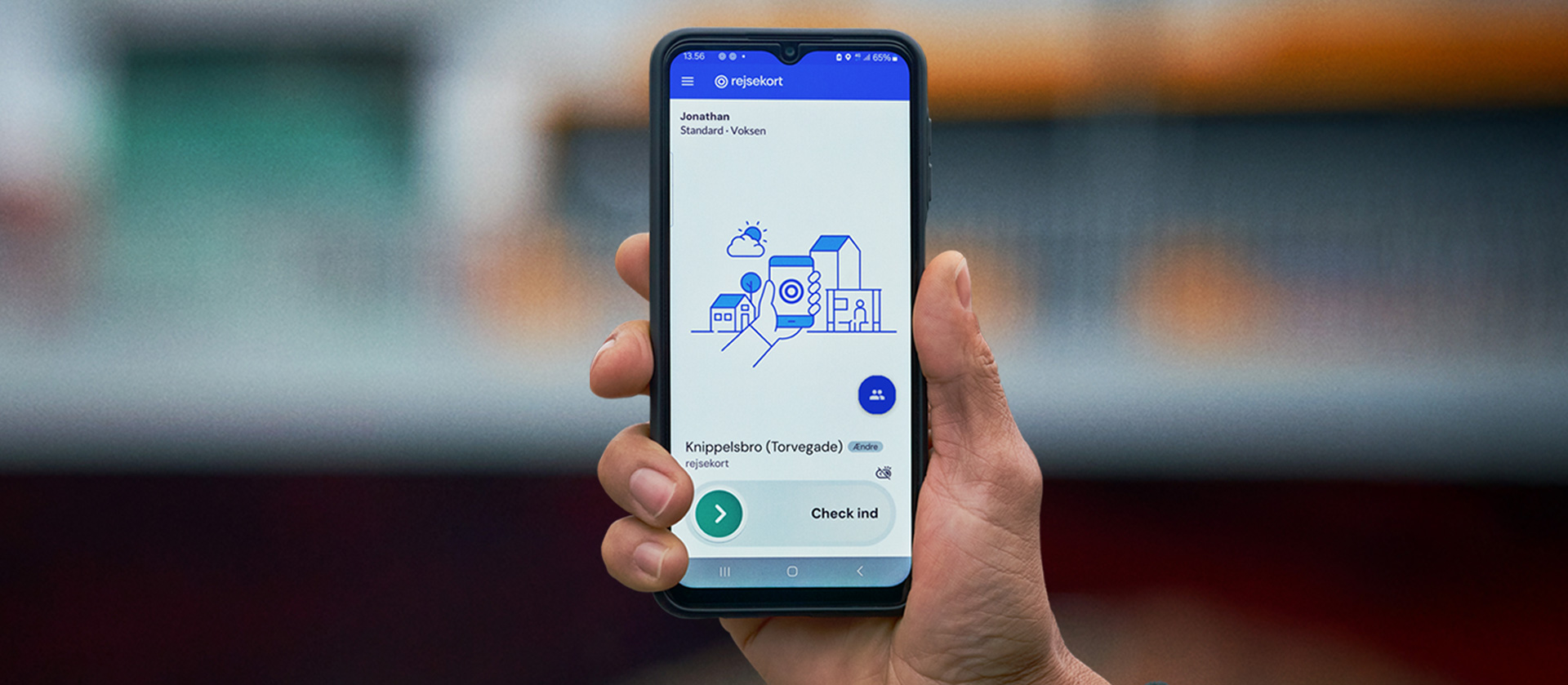 Rejsekort-app og Basiskort